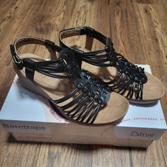 BareTraps | Shoes | Baretraps Womens Taren Visitar Strappy Wedge Sandal ...
